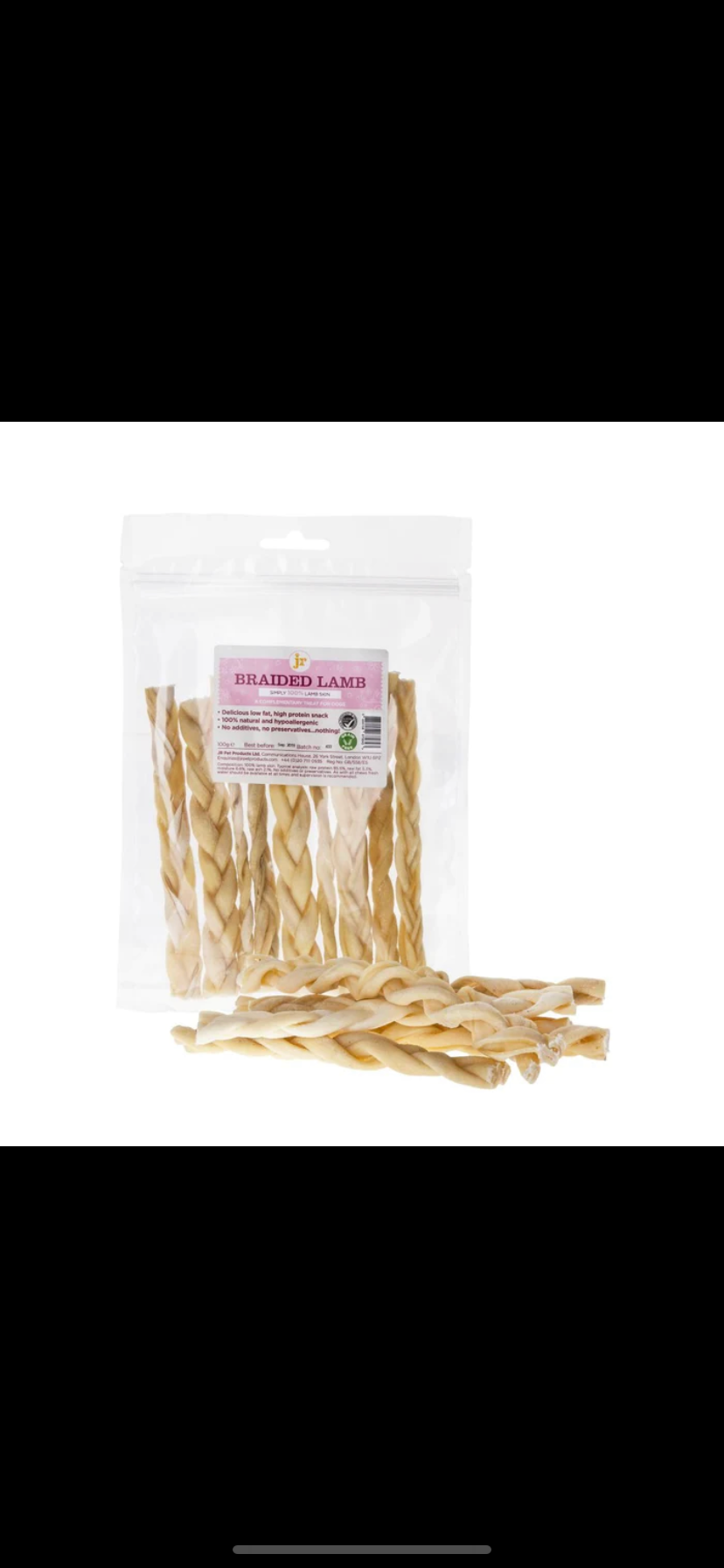 Lamb Braids - 100g | Kizzie’s Animal Therapy